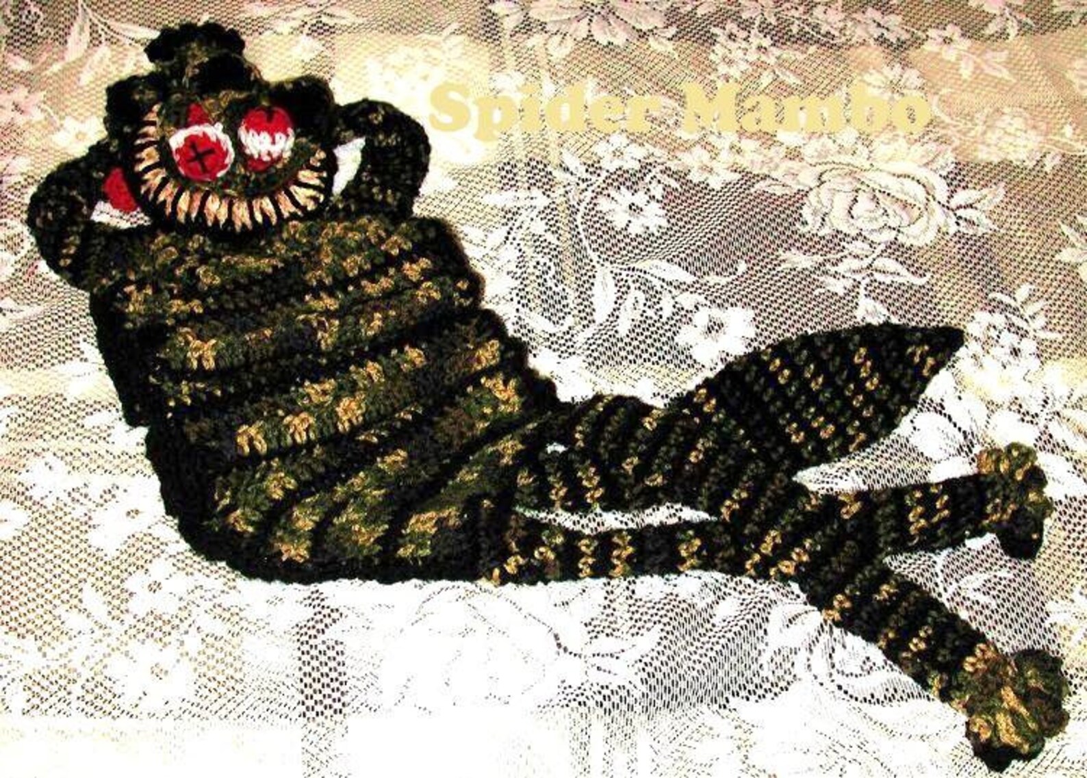 PDF Flat Cat Zombie Scarf Pattern - Etsy