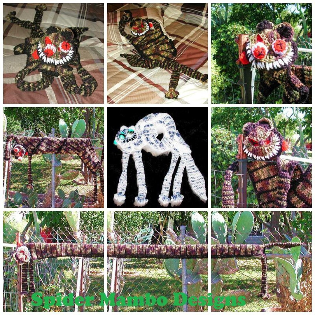 PDF Flat Cat Zombie Scarf Pattern - Etsy