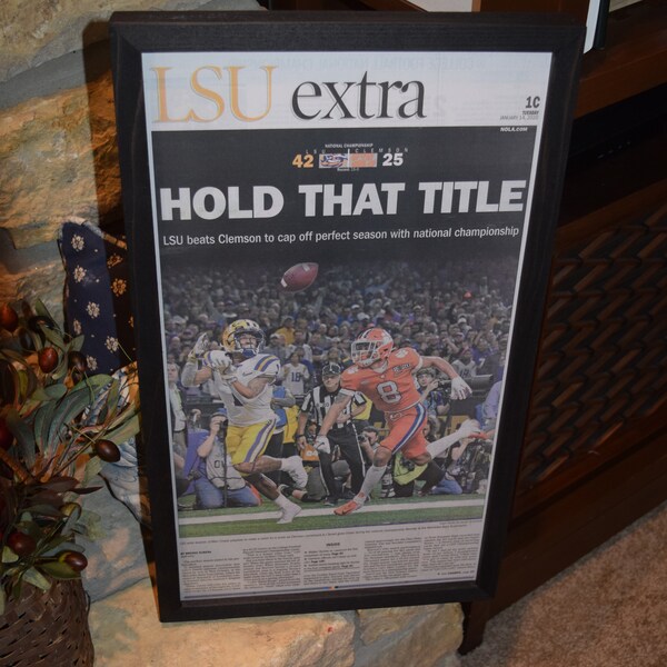 Lsu Picture Frame - Etsy