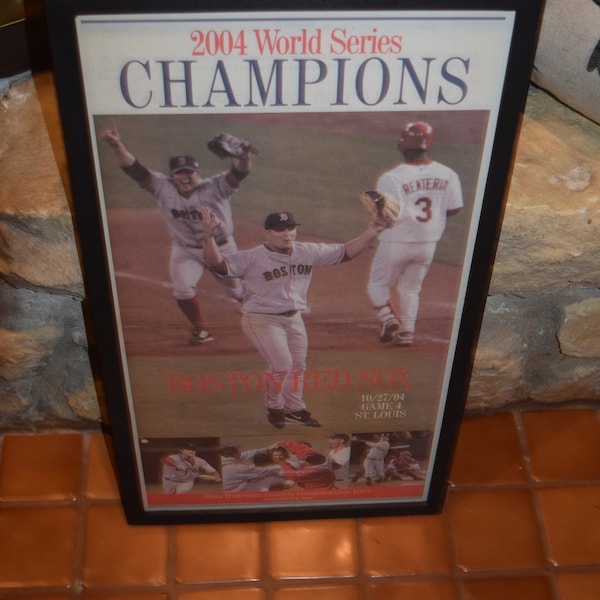 Red Sox World Series - Etsy