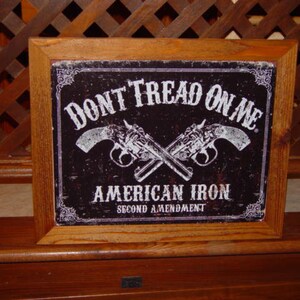 FREE SHIPPING 2ND AMENDMENT Sign Custom Framed Solid Cedar - Etsy