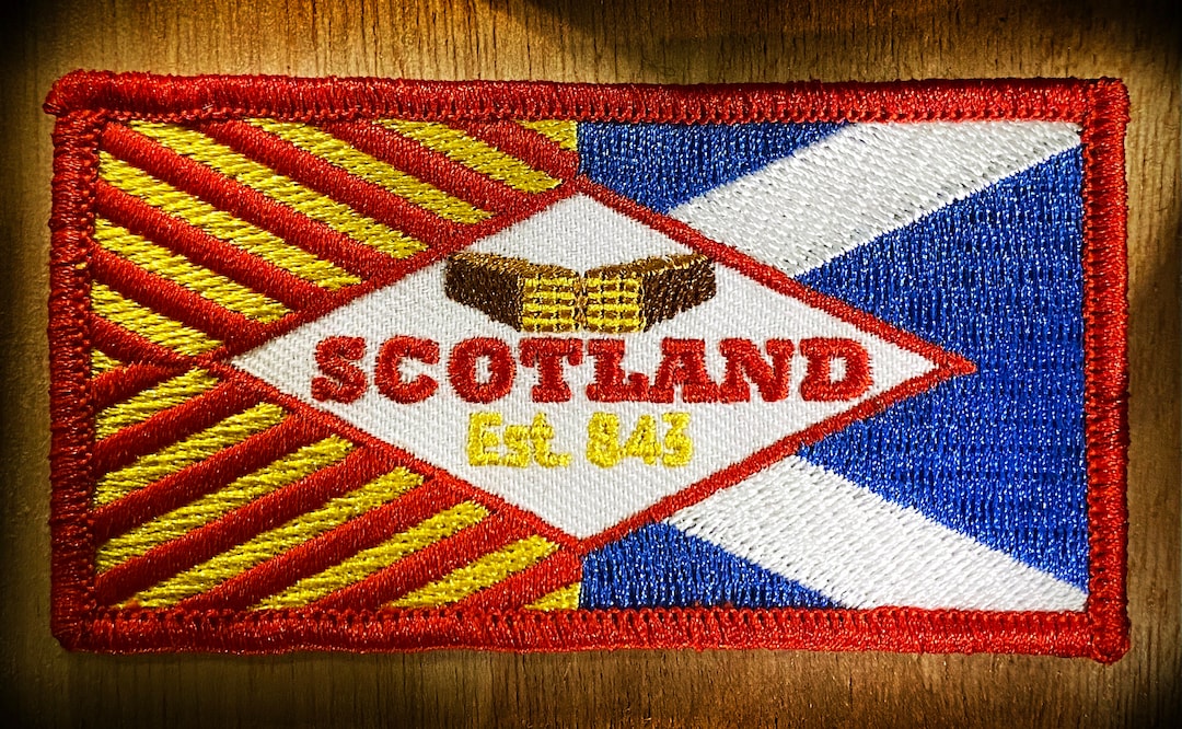 Scotland Tunnocks Saltire Flag Chocolate Bar Embroidered Patch - Etsy UK