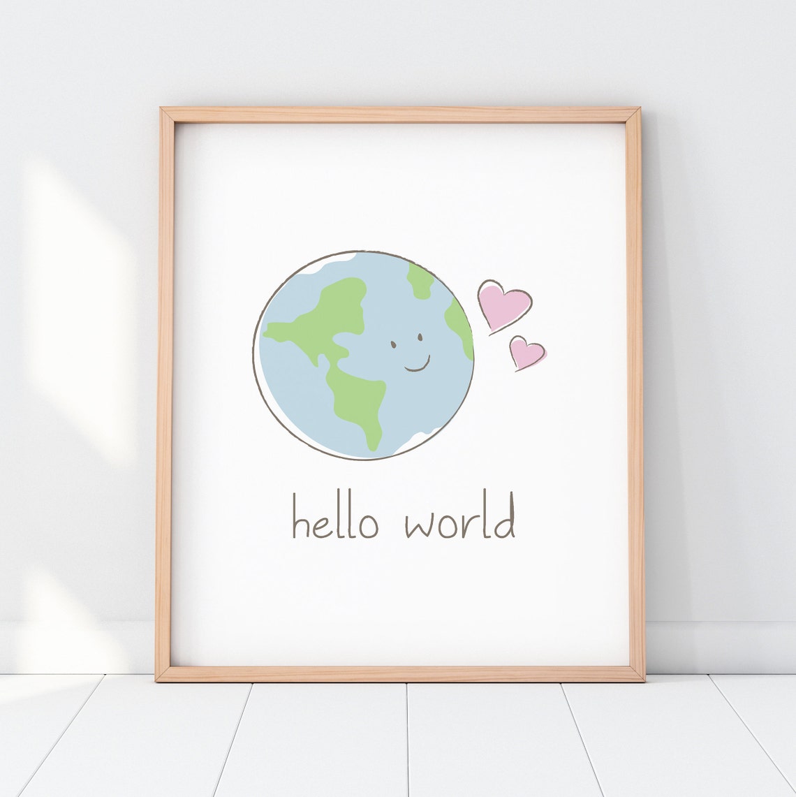 Hello World Printable Hello World Art Print Hello World - Etsy Canada
