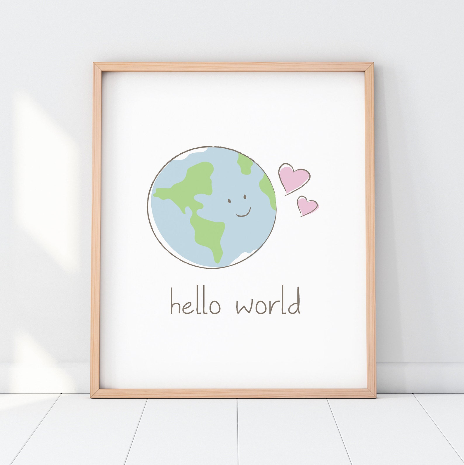 Hello World Printable Hello World Art Print Hello World - Etsy Canada