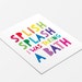 Splish Splash I Was Taking a Bath Printable, Kids Bathroom Printable ...