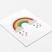 Rainbow Rain Cute Printable Kids Room Art, Rainbow Bathroom Art Print ...