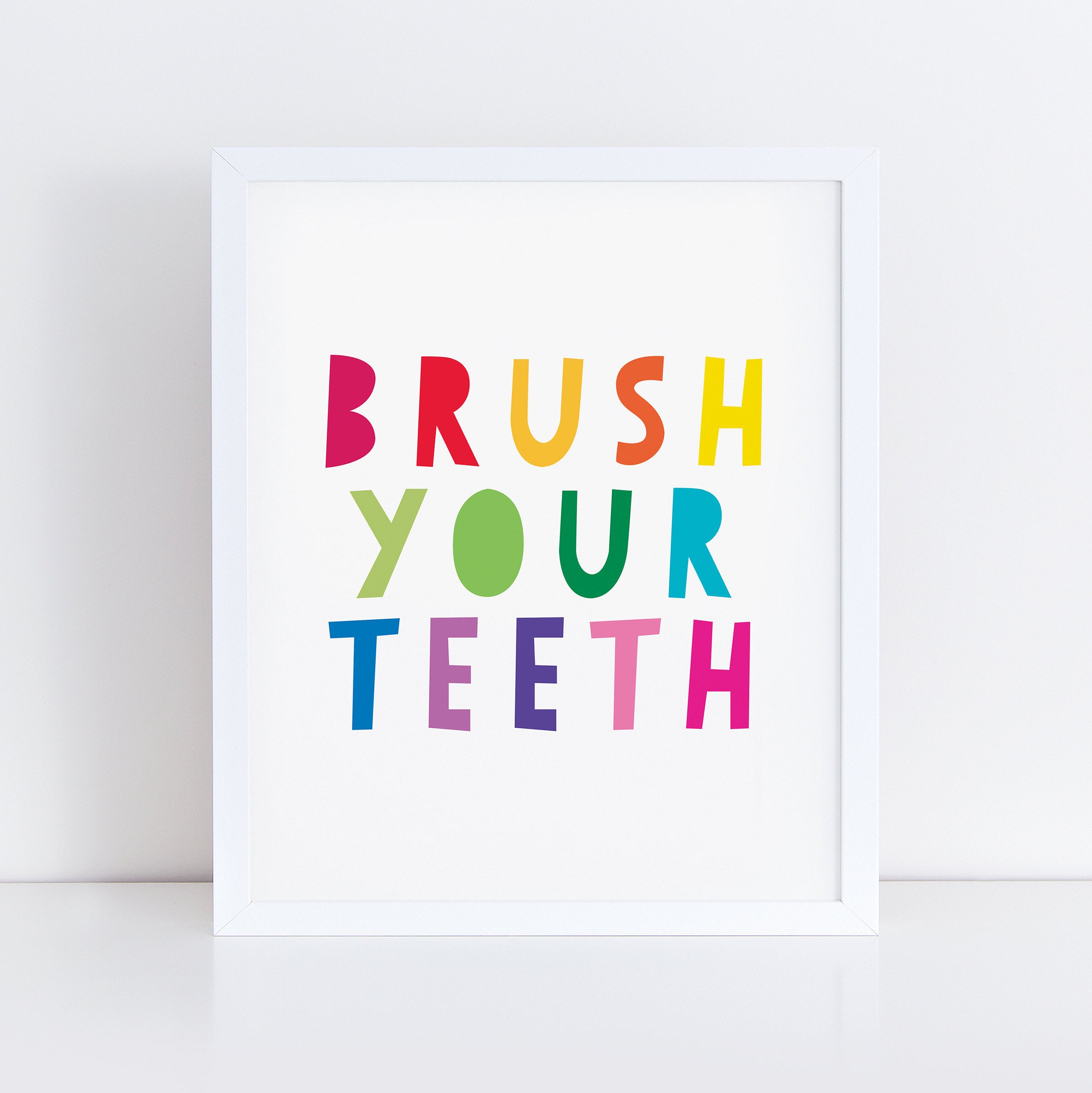 Brush Your Teeth Sign