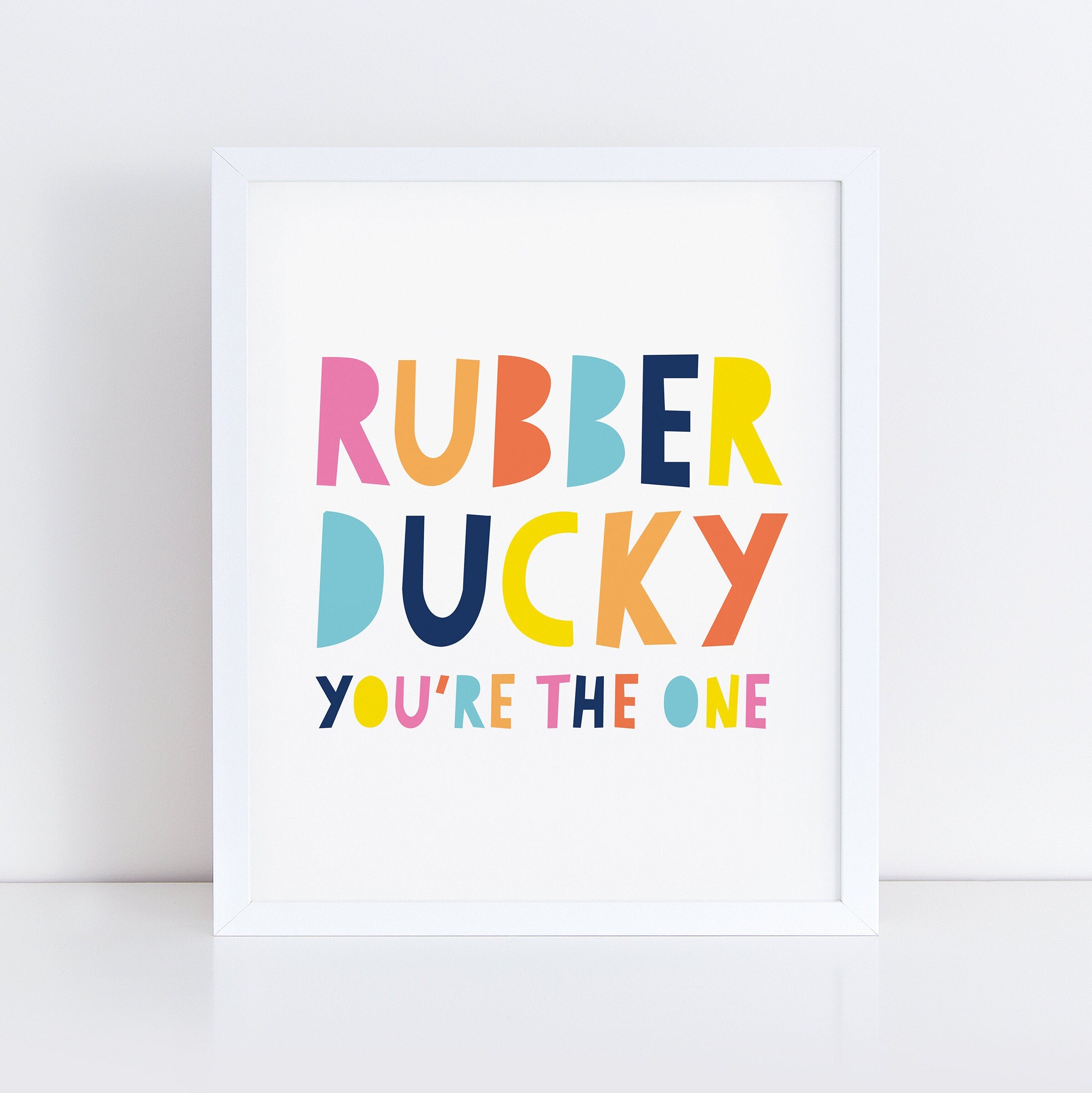Rubber Ducky You're the One Splish Splash I was Taking a | Etsy