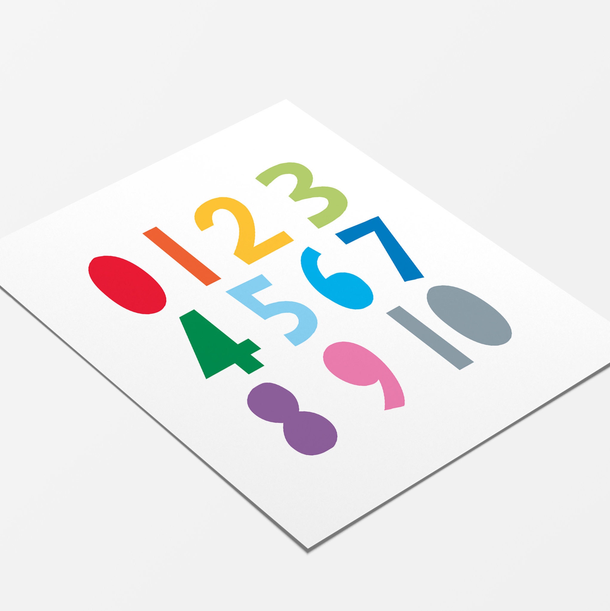 ABC 123 Printable Set of 2 Alphabet Kids Room Decor 123 Kids - Etsy Canada