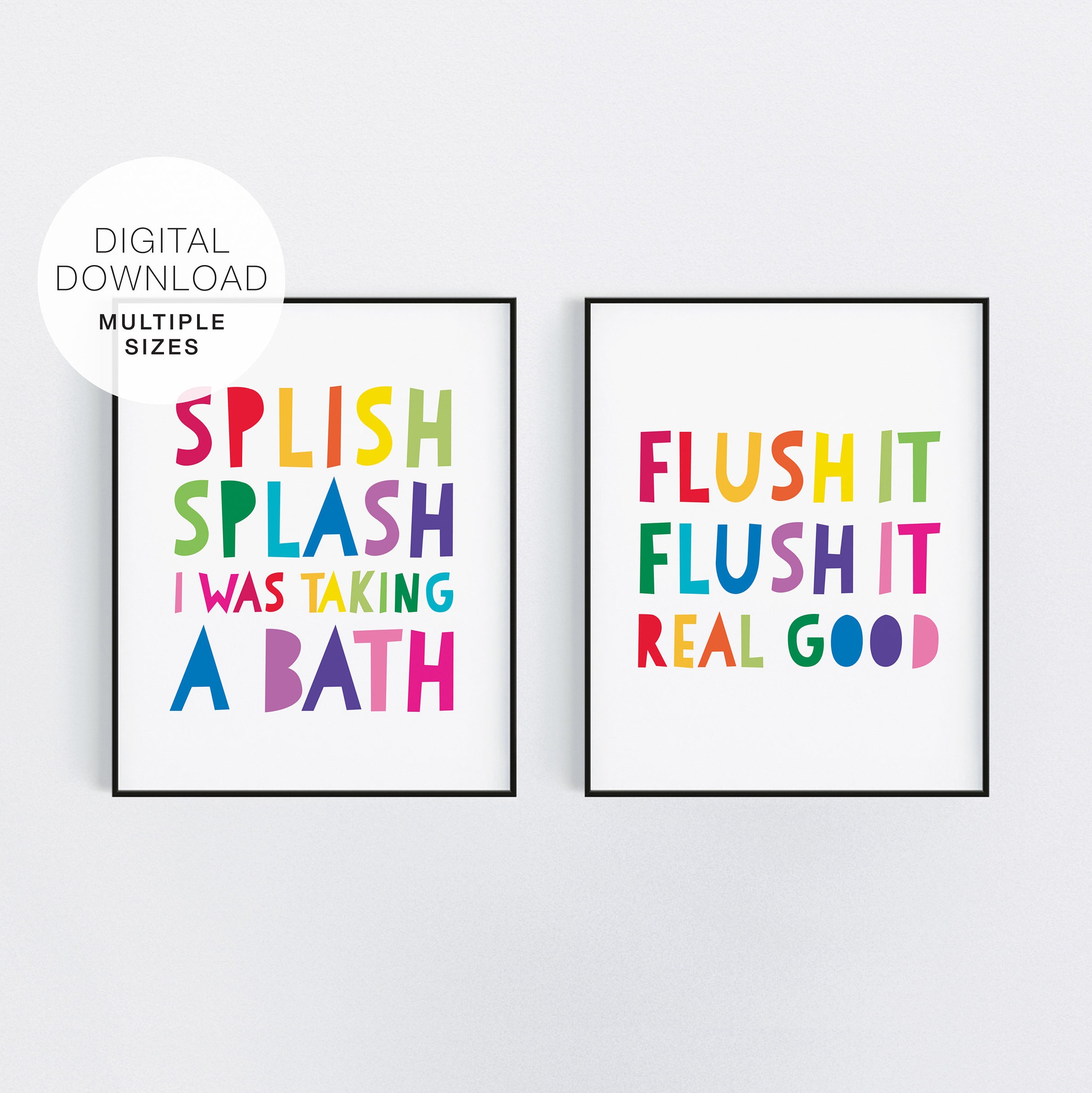 Splish Splash I Was Taking a Bath and Flush It Real Good - Etsy Canada