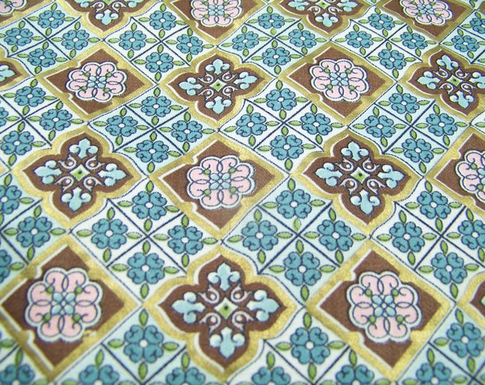 1930s Waverly Floral Cotton Fabric: Quaker Hill Lattice Pattern Invb - Etsy
