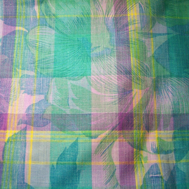 Vintage Plaid Fabric - Etsy
