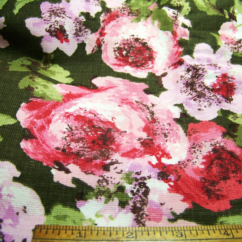 Waverly Rose Fabric - Etsy