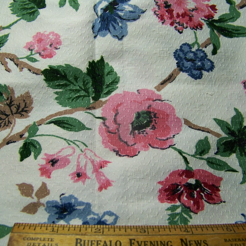 Waverly Rose Fabric - Etsy