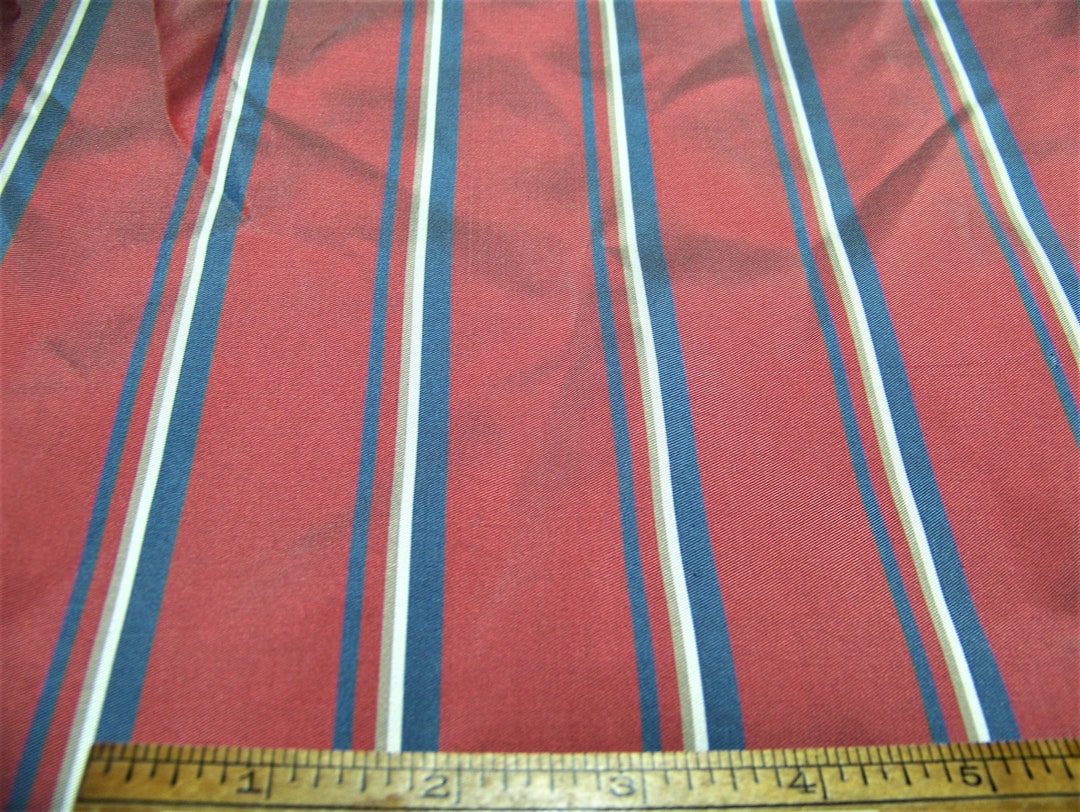 1920s Woven Stripe Fabric: Red, Blue, Green, White (26.5"x36") Inv9 - Etsy