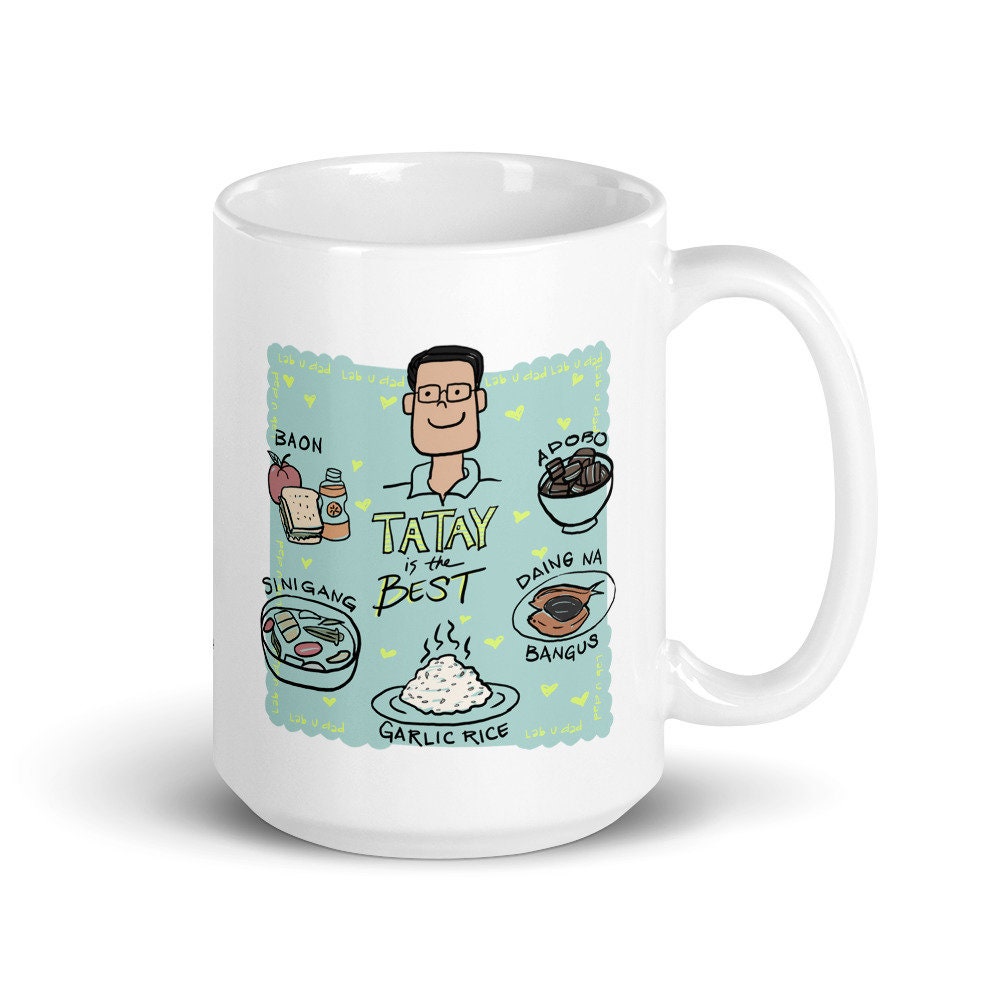 Pinoy / Filipino Tatay / Dad - Philippine Foods Mug - Etsy