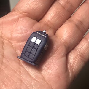 Miniature Tardis / Dr Who Fan Art - Handmade Polymer Clay Miniature - Etsy
