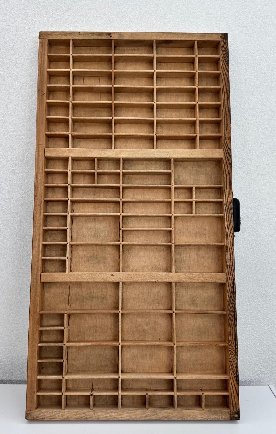 Early 1900s Hamilton Oak Wood Printer's Tray - Collectibles/curio Shelf ...