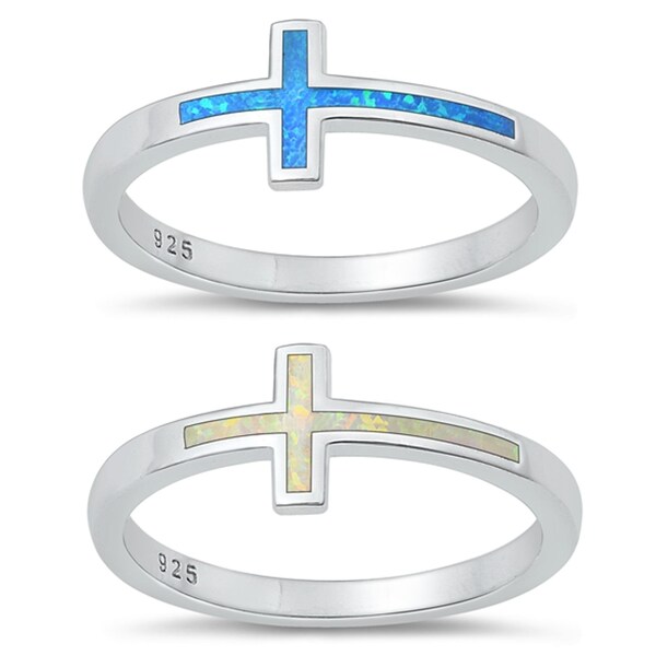 Sideway Cross Ring - Etsy