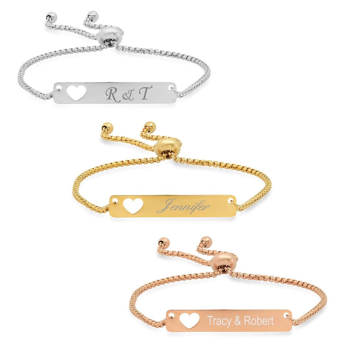 Personalized Bracelet Engraved Bracelet Personalized Jewelry | Etsy