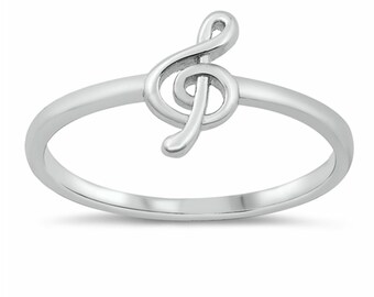 Music Note Engagement Ring | Etsy