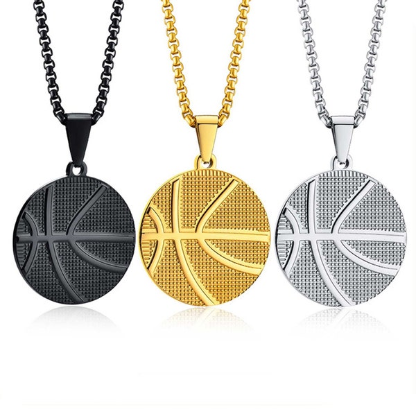Basketball Necklace - Etsy