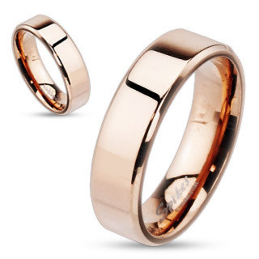 Personalized Rose Gold IP Over Stainless Steel Free - Etsy