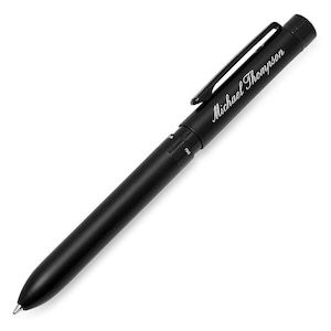 Personalized Quality Black Metal Multi-function Pen Perfect - Etsy