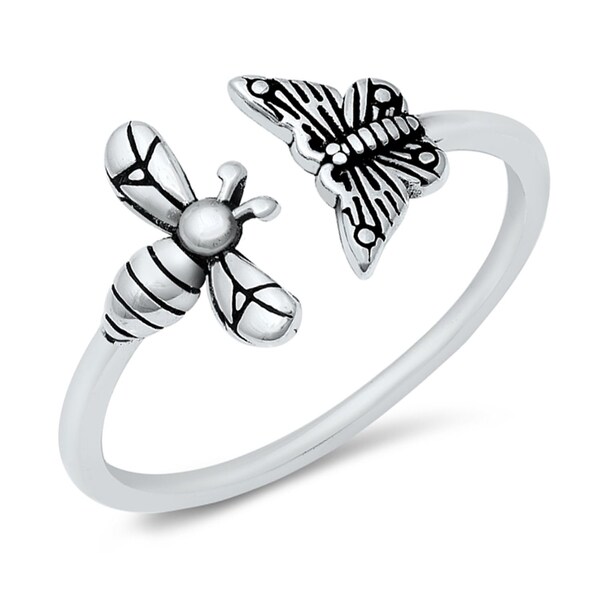 Butterfly Ring - Etsy