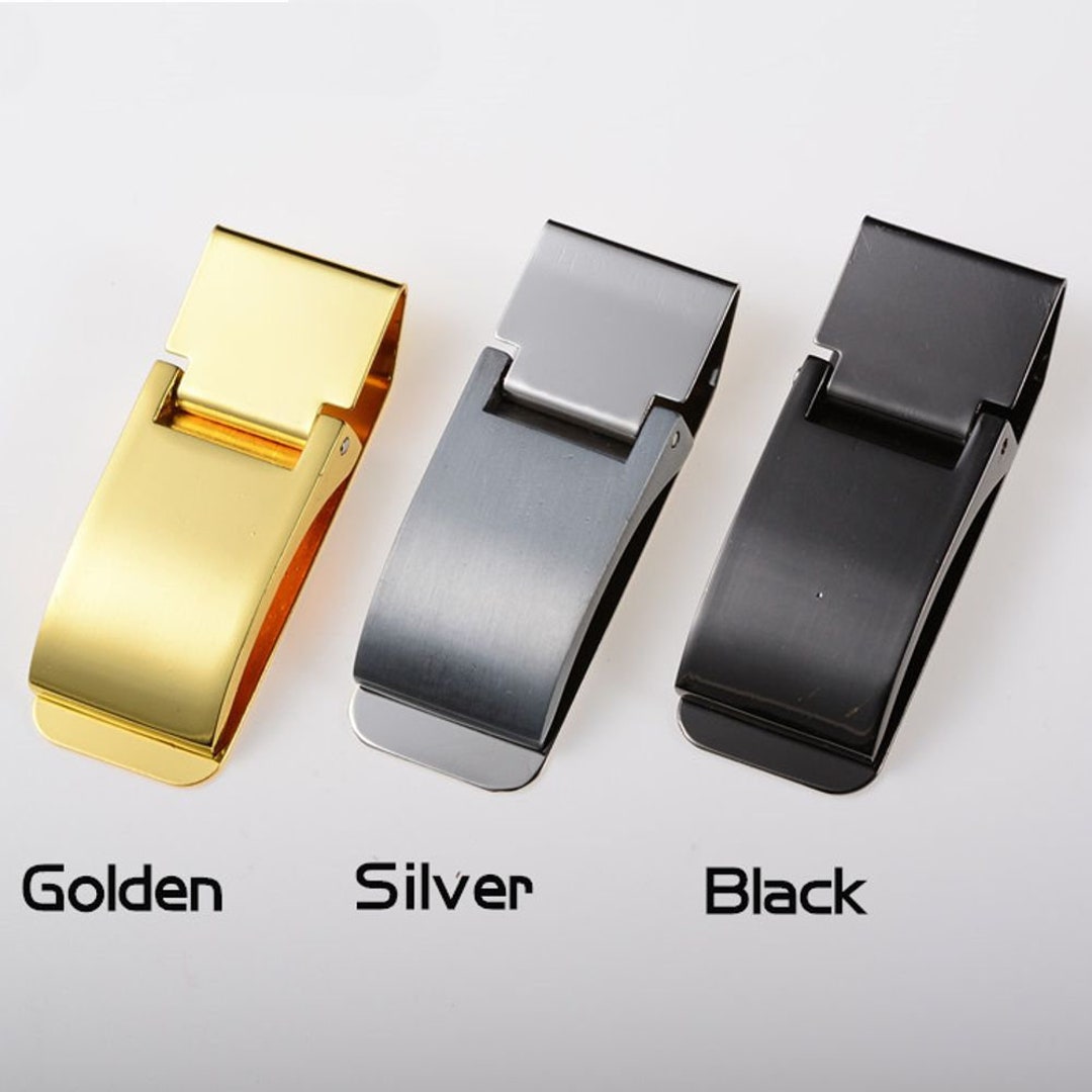 Personalized Metal Money Clip Card Holder Free Engraving - Etsy