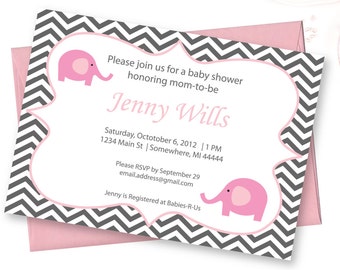 Chevron Baby Shower - Etsy