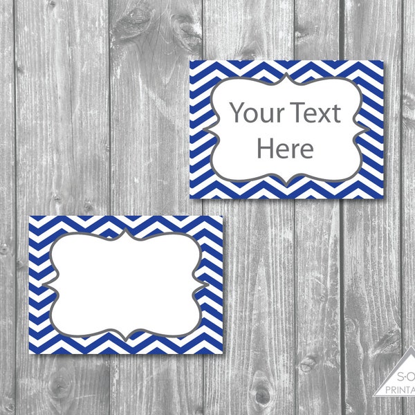 Chevron Labels - Etsy