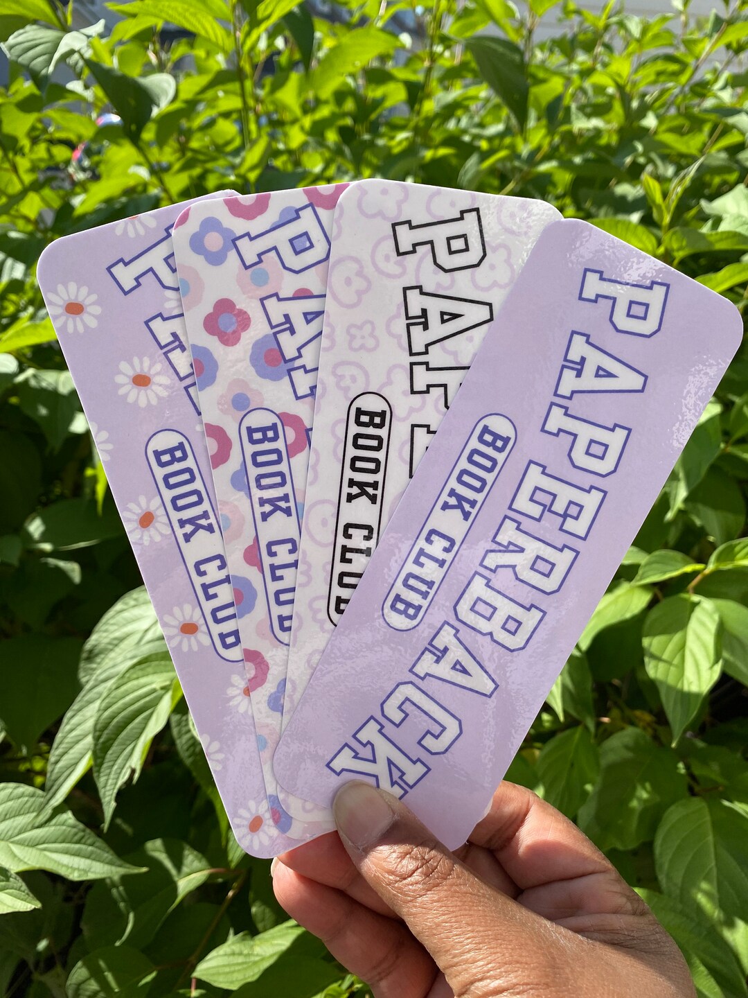 Paperback Bookclub Bookmarks | Aesthetic Bookmarks | Cute Bookmarks ...