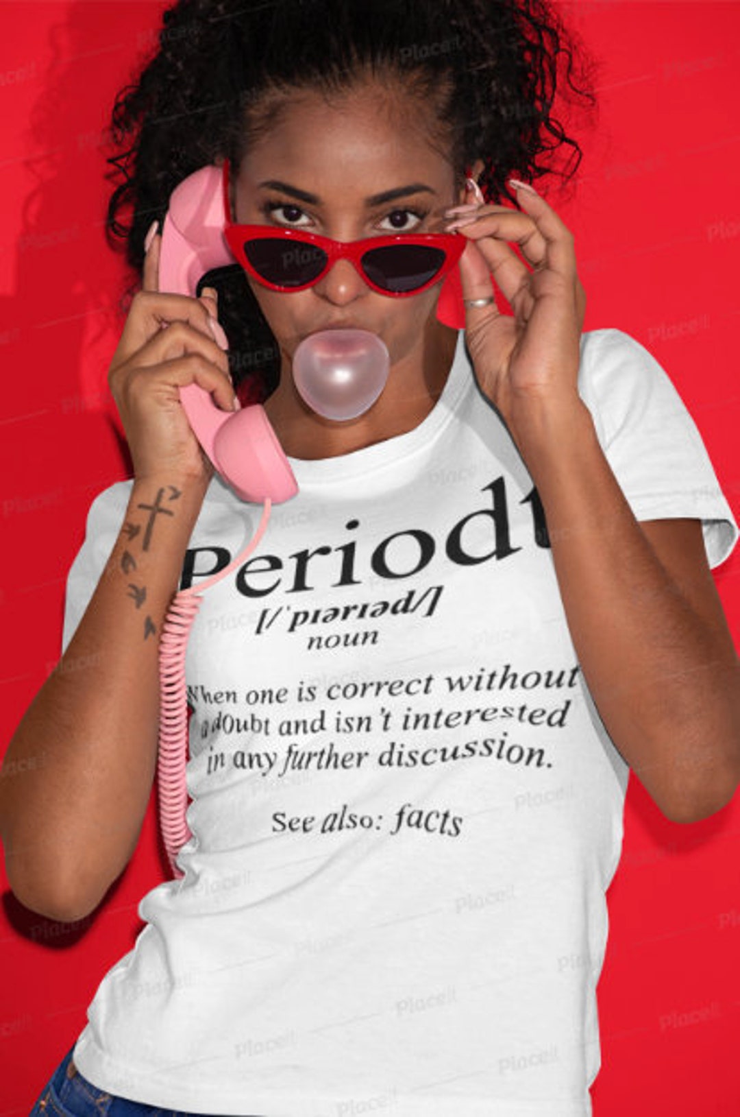 Periodt Tshirt Facts Big Facts I Said What I Said Funny Tshirt - Etsy
