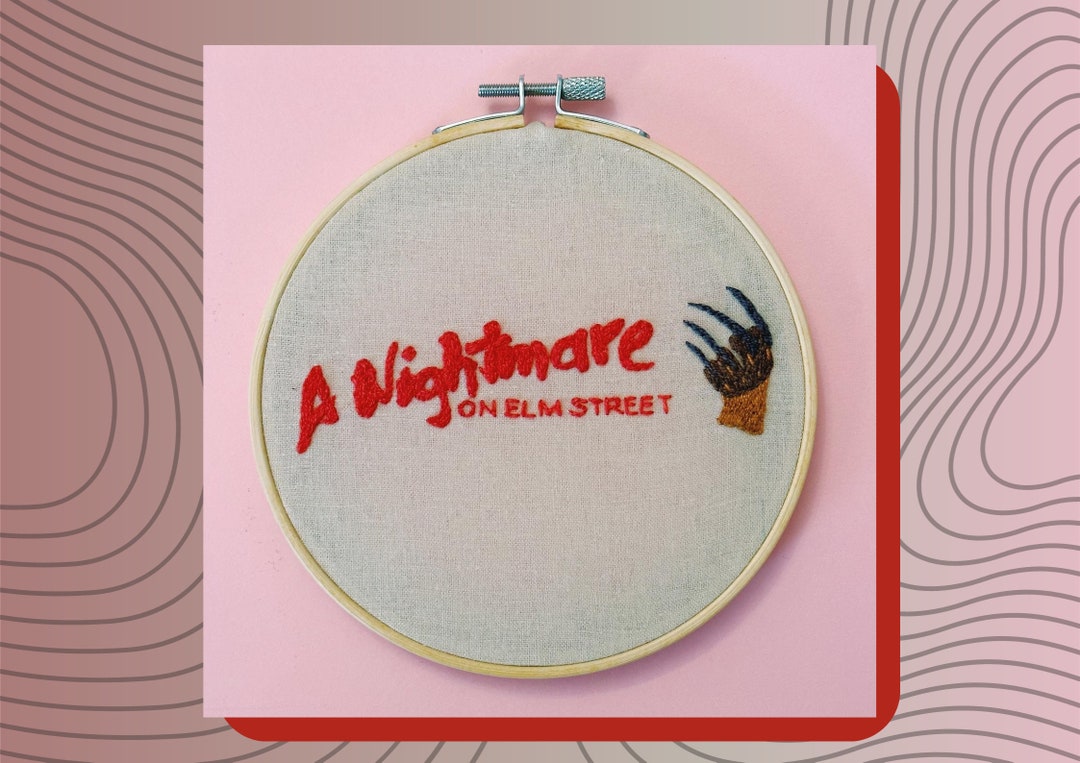 HORROR STITCHES // N // A Nightmare on Elm Street // 6" - Etsy