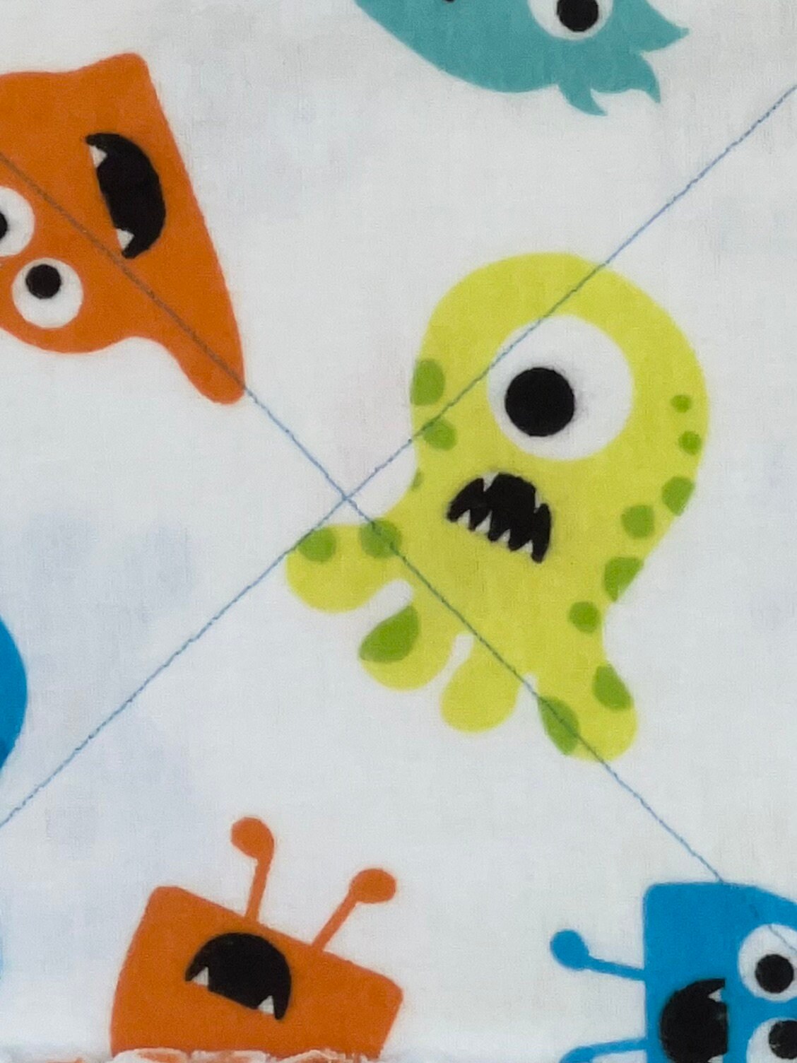 Silly Monsters Baby Rag Quilt; Monsters Baby Rag Quilt; Baby Boy Rag ...