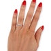 Seven-stones Graduated Round Diamond Ring in 18K Rose Gold 0.24cts T.W ...