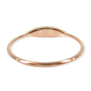 Seven-stones Graduated Round Diamond Ring in 18K Rose Gold 0.24cts T.W ...