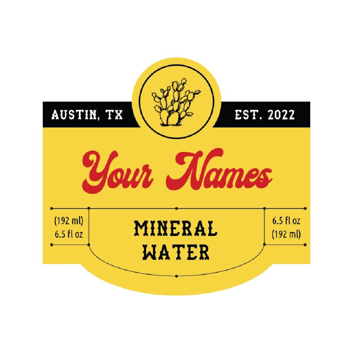 DIY Mini Topo Chico Label Template Mineral Water Label, Bottle Label ...