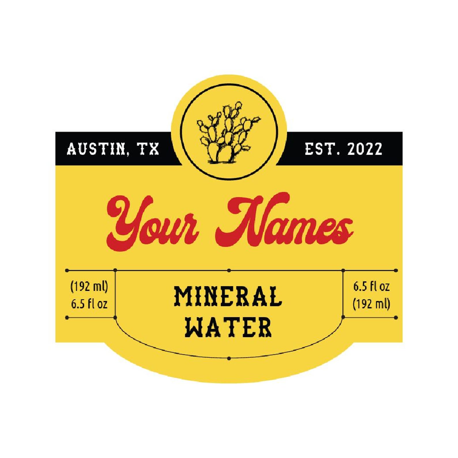 DIY Mini Topo Chico Label Template Mineral Water Label, Bottle Label ...