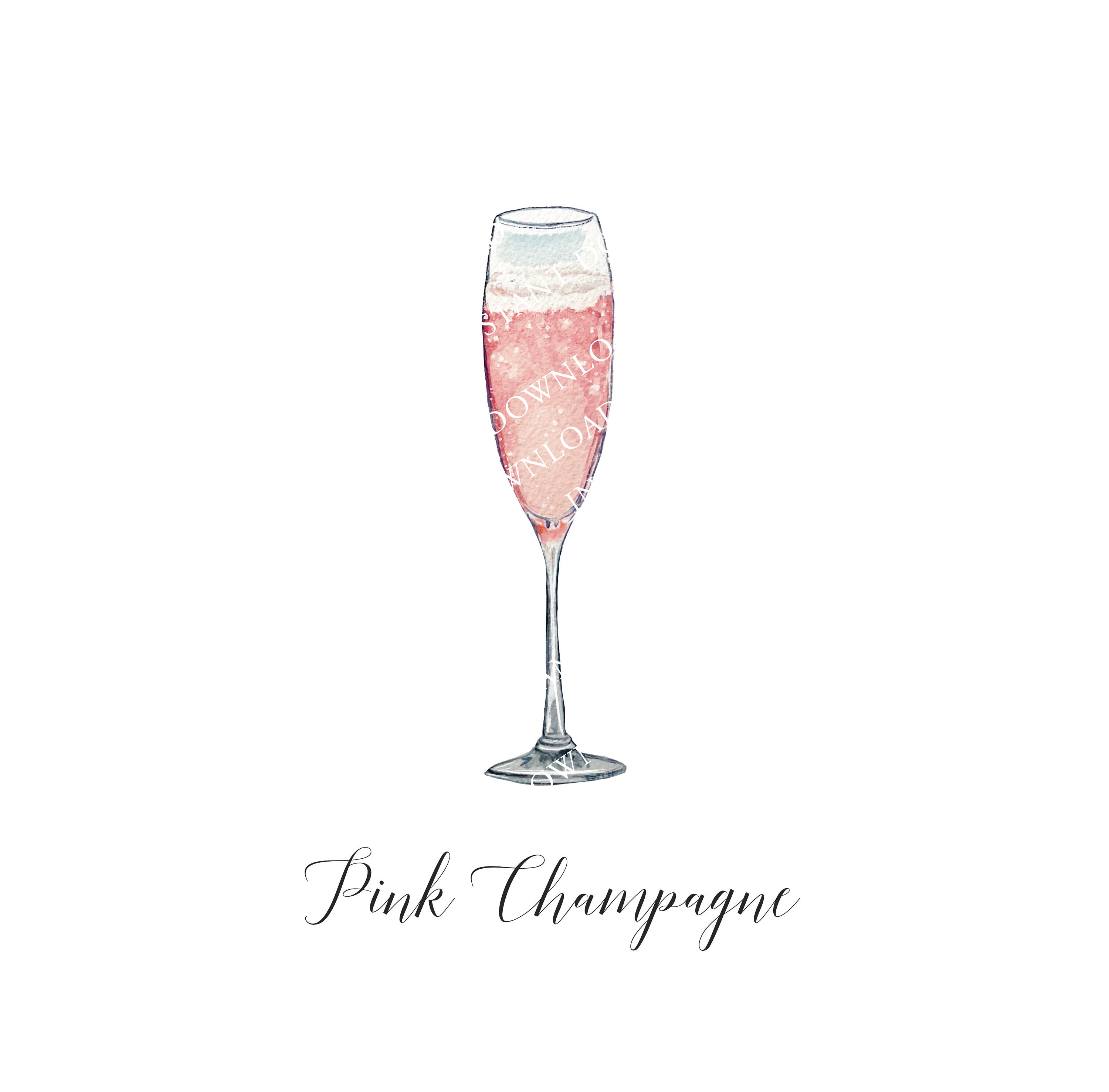 Rose Champagne Glass