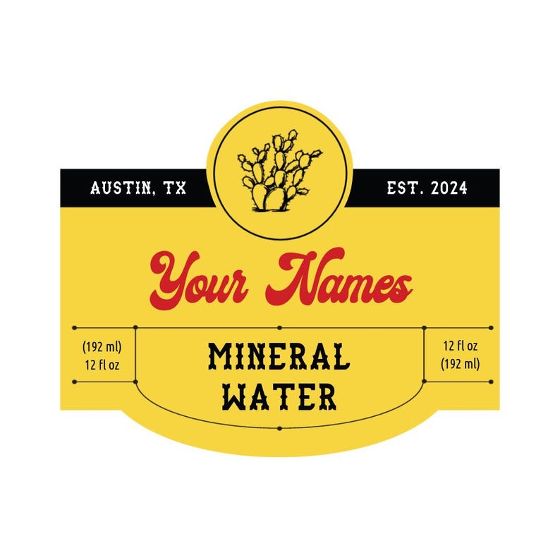 DIY Topo Chico Label Template Full Size 12oz Mineral Water Label ...