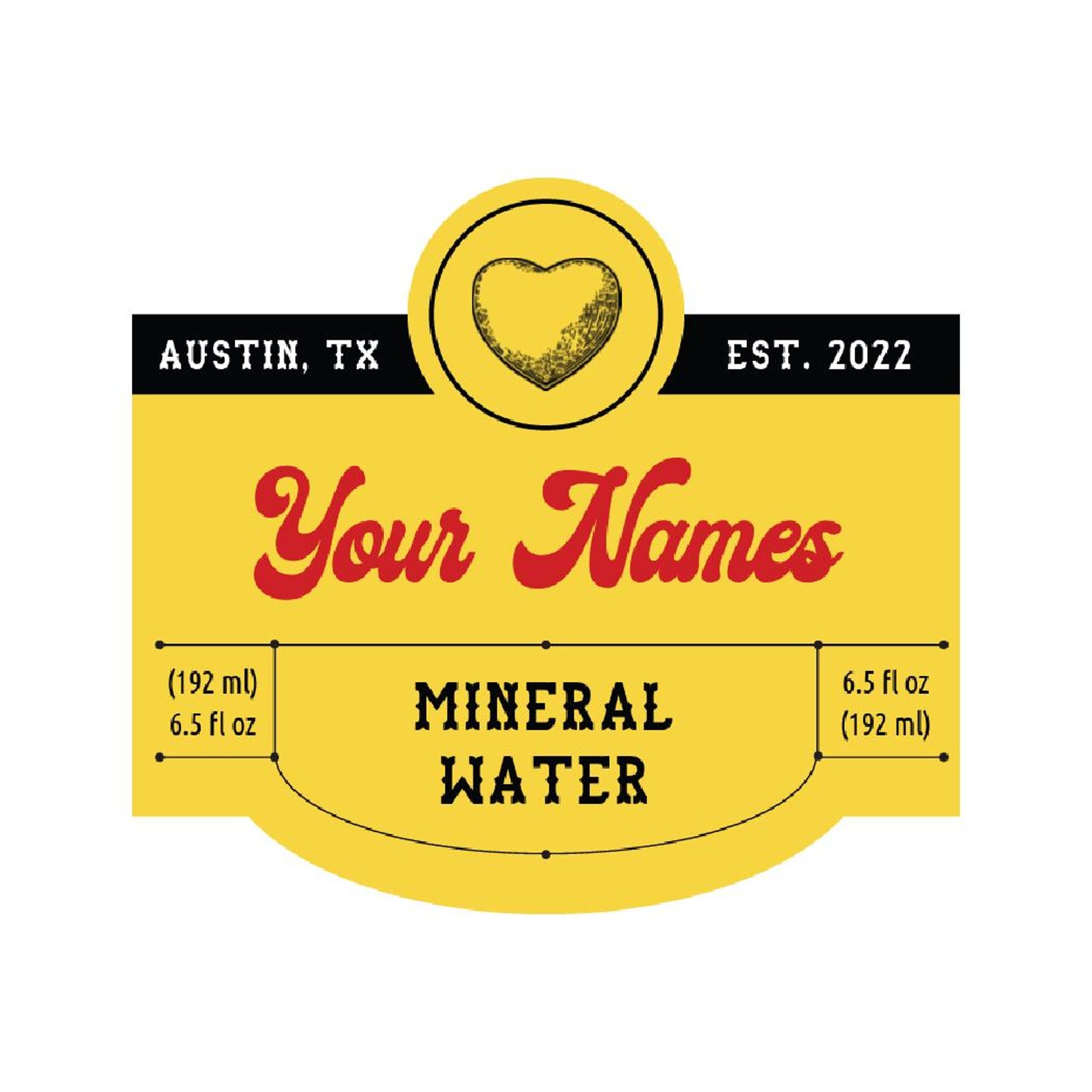 DIY Mini Topo Chico Label Template Mineral Water Label, Bottle Label ...