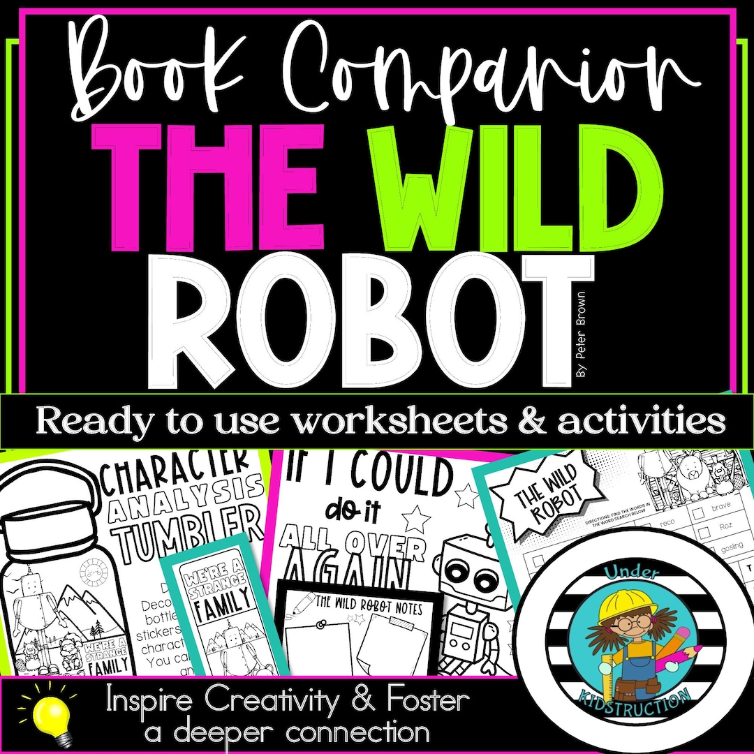 The Wild Robot Movie, Book Companion and Activity Worksheets ...