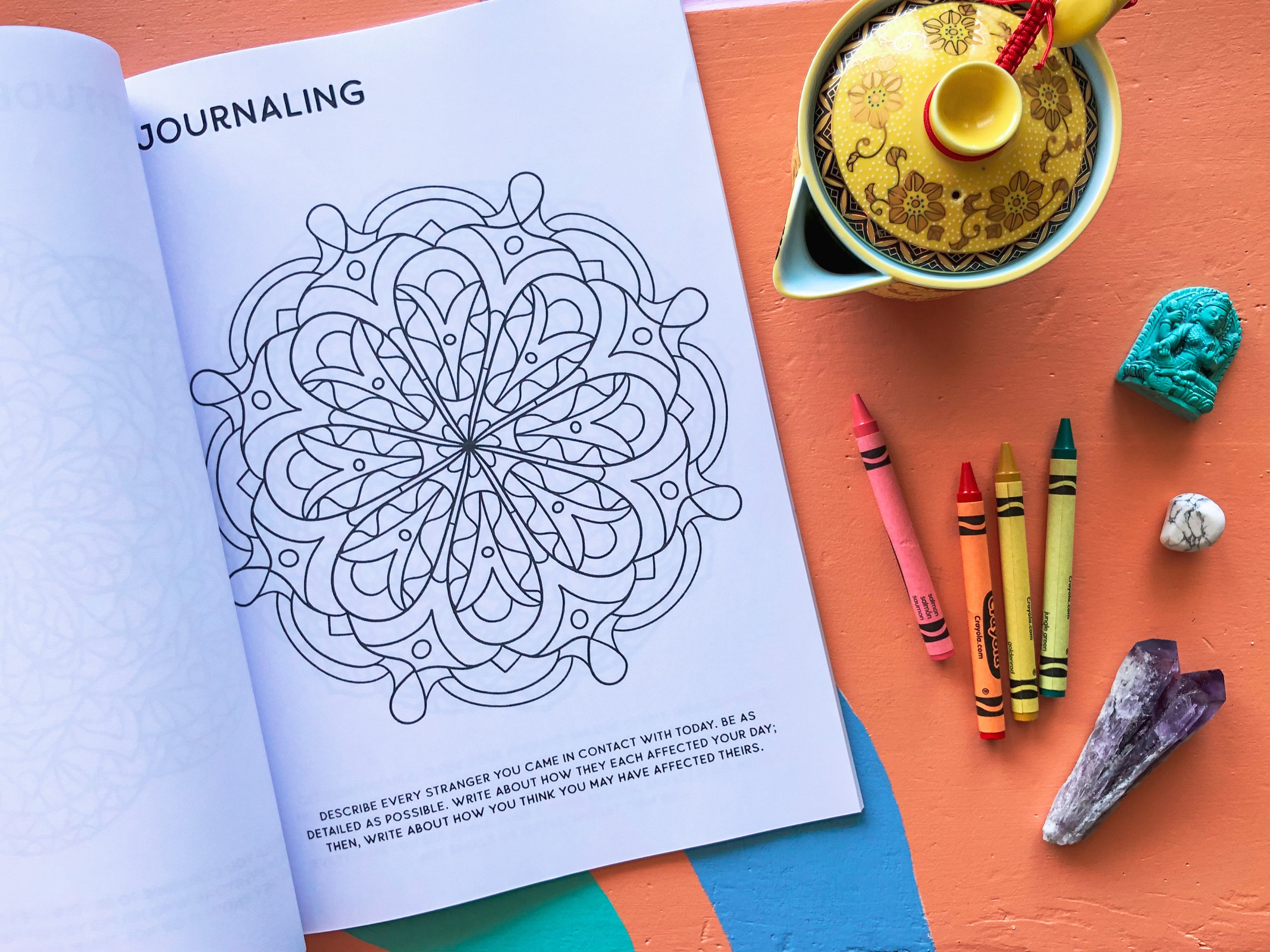 Mindful Mandalas Coloring Book - 36 Mindfulness Exercises for Adults ...