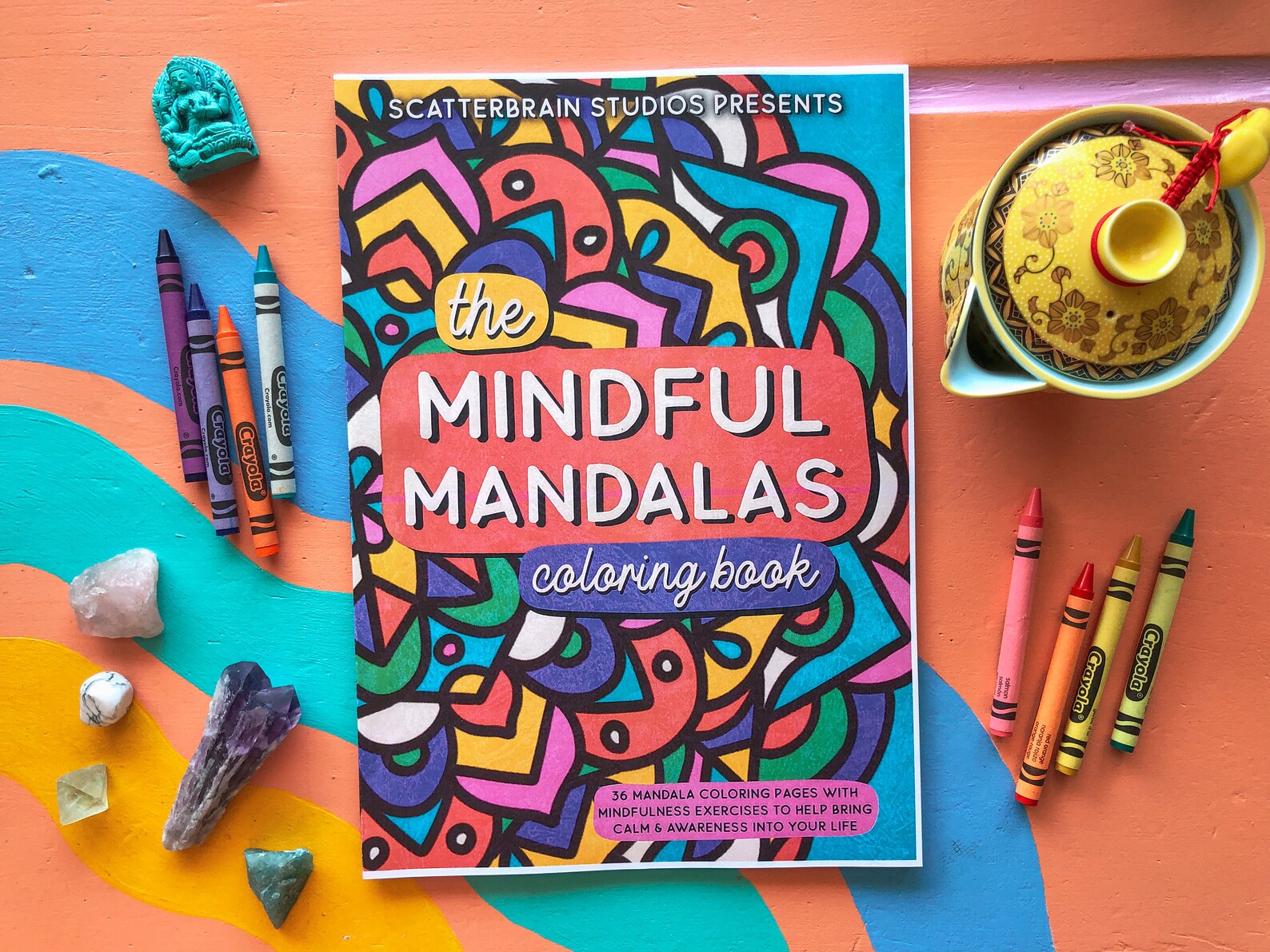 Mindful Mandalas Coloring Book: 36 Mindfulness Exercises for Adults - Etsy