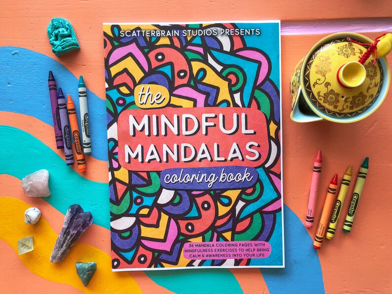 Mindful Mandalas Coloring Book - 36 Mindfulness Exercises for Adults ...