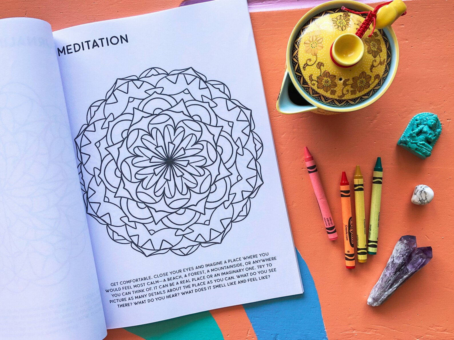Mindful Mandalas Coloring Book - 36 Mindfulness Exercises for Adults ...