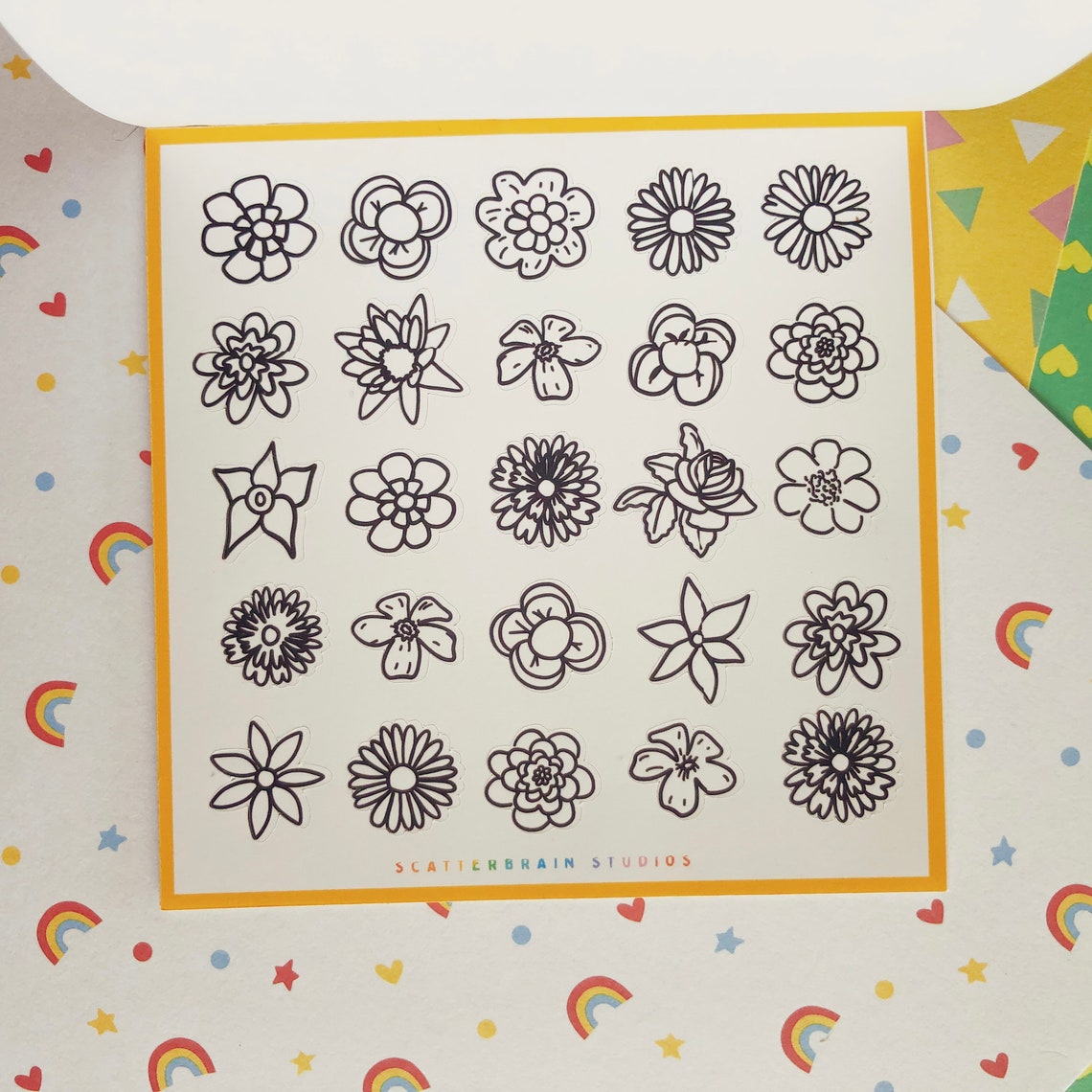 DIY Coloring Sticker Book Handmade Stickers for Kids - Etsy