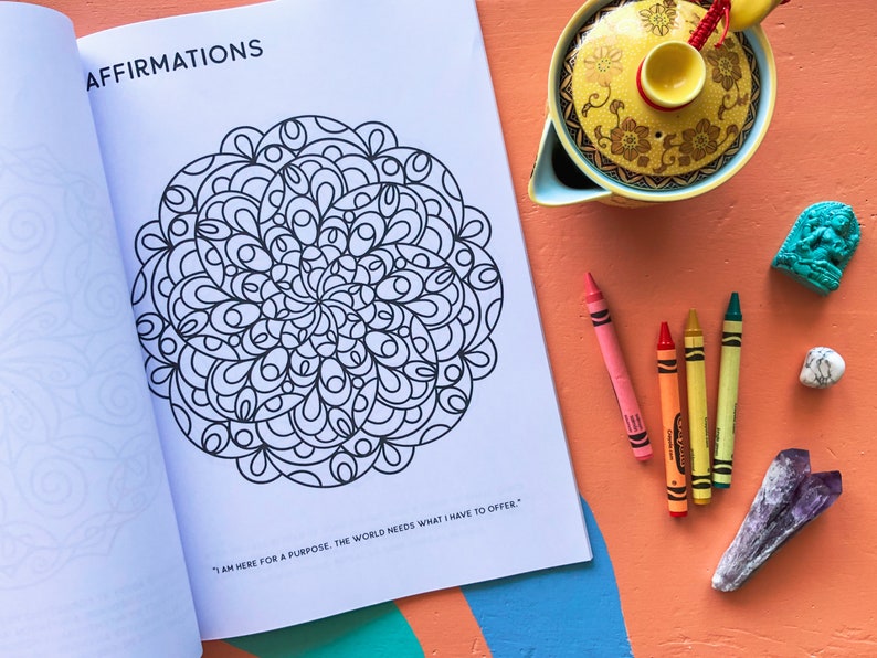 Mindful Mandalas Coloring Book: 36 Mindfulness Exercises for Adults - Etsy